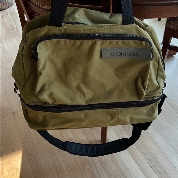 Diesel | Bags | Diesel Khaki Mens Duffel Bag | Poshmark